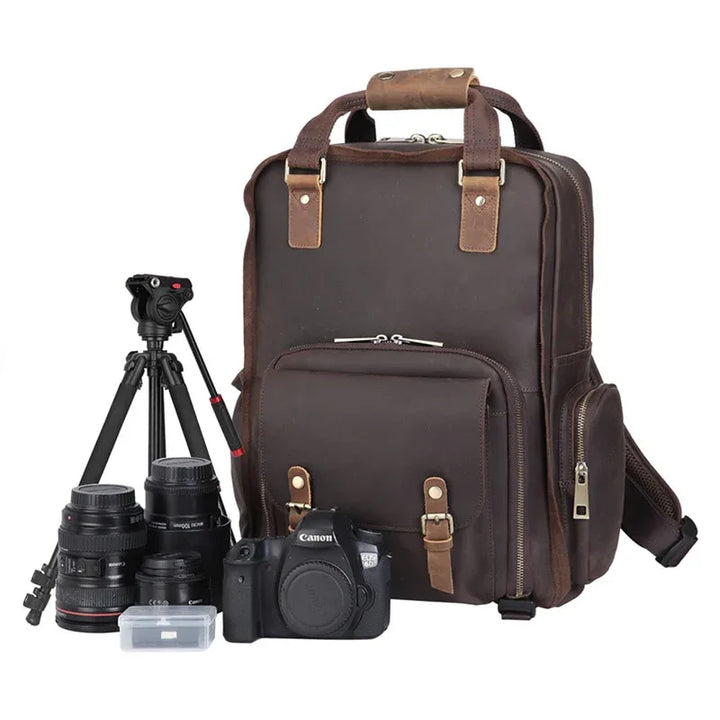 Men's Leather Backpacks: Made from Real, Full Grain Leather